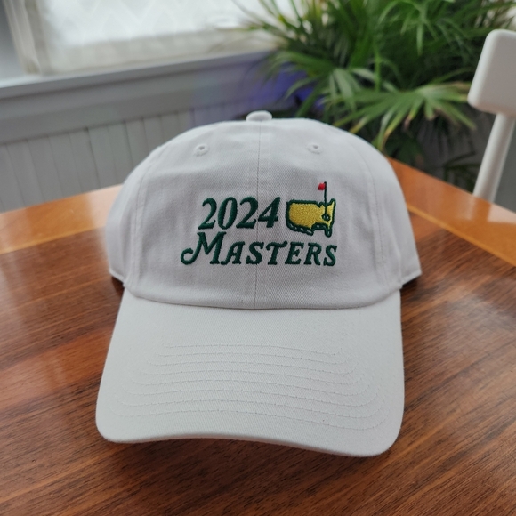 Masters | Accessories | Masters 224 White Cotton Ball Cap Hat Augusta ...